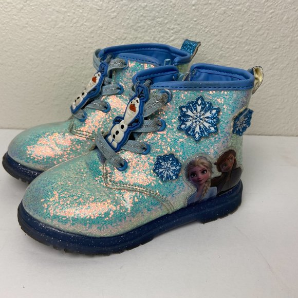 Disney | Shoes | Disney Frozen Anna Elsa Boots Girl Sz 9 Toddler | Poshmark